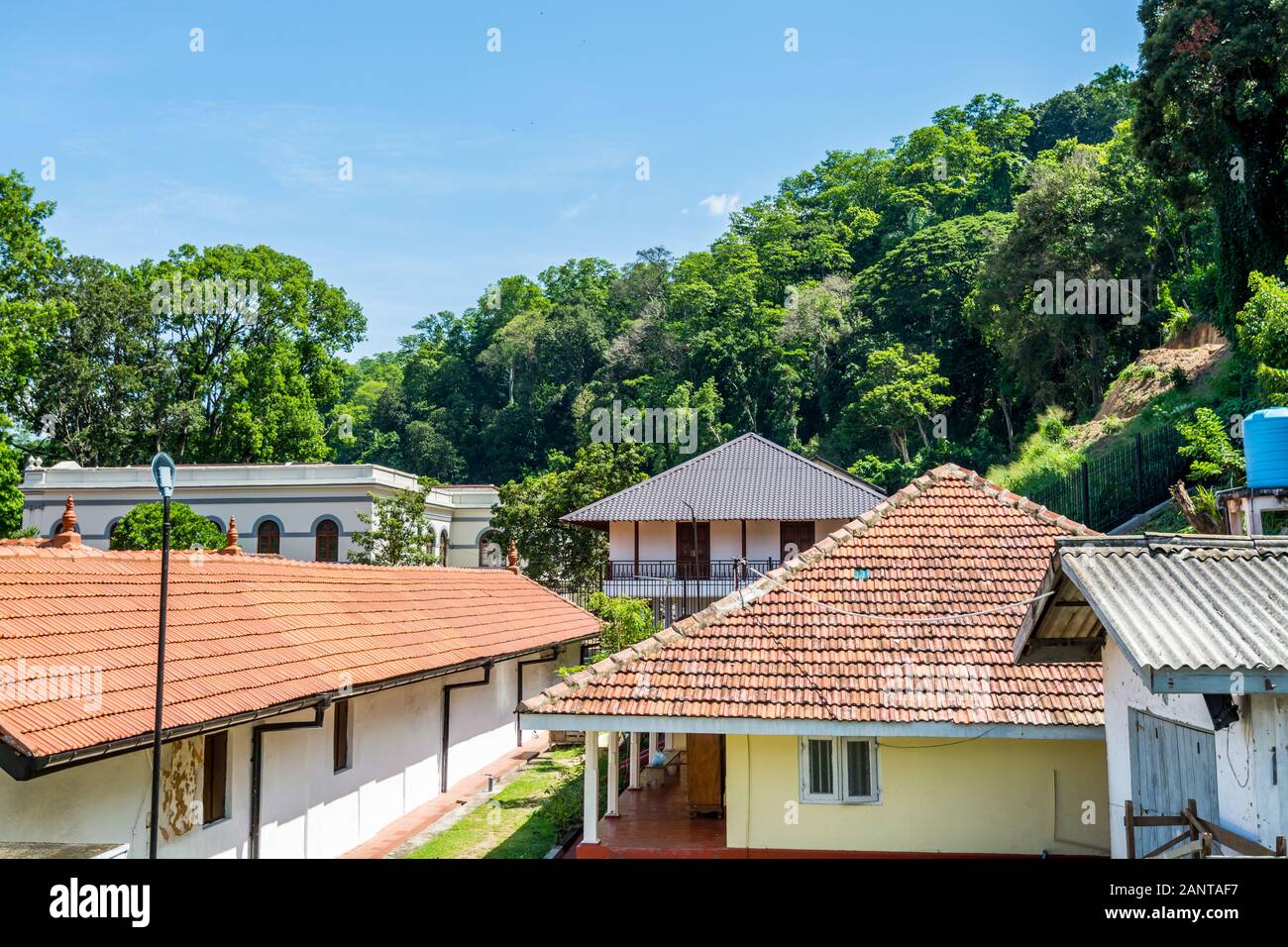 Buildings inside of the complex of Sri Dalada Maligawa or the Temple of ...