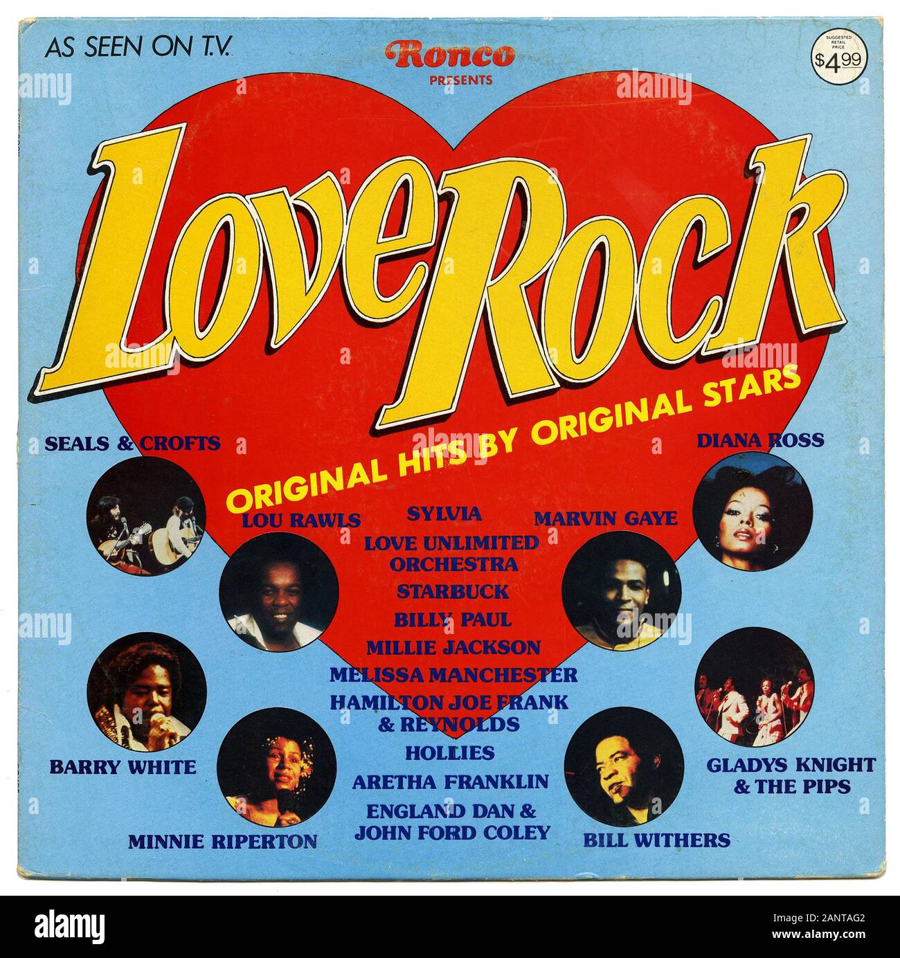 Love Rock - Classic vintage vinyl album Stock Photo - Alamy