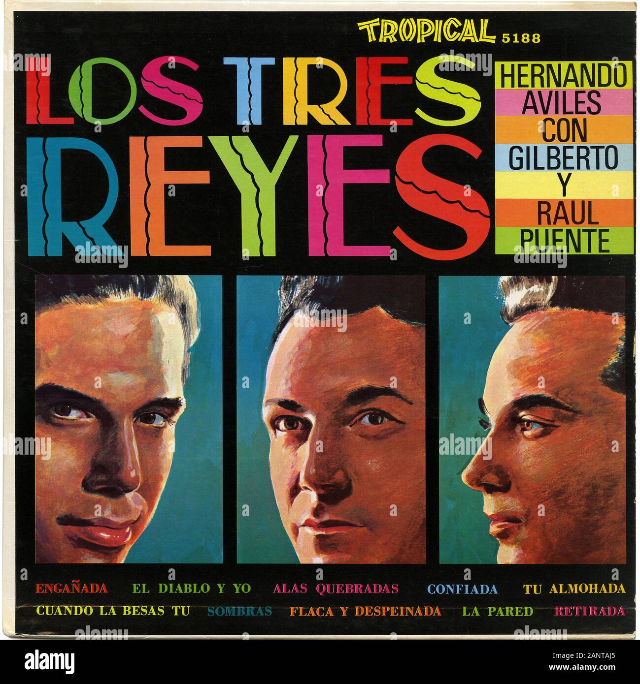 Los Tres Reyes - Classic vintage vinyl album Stock Photo - Alamy