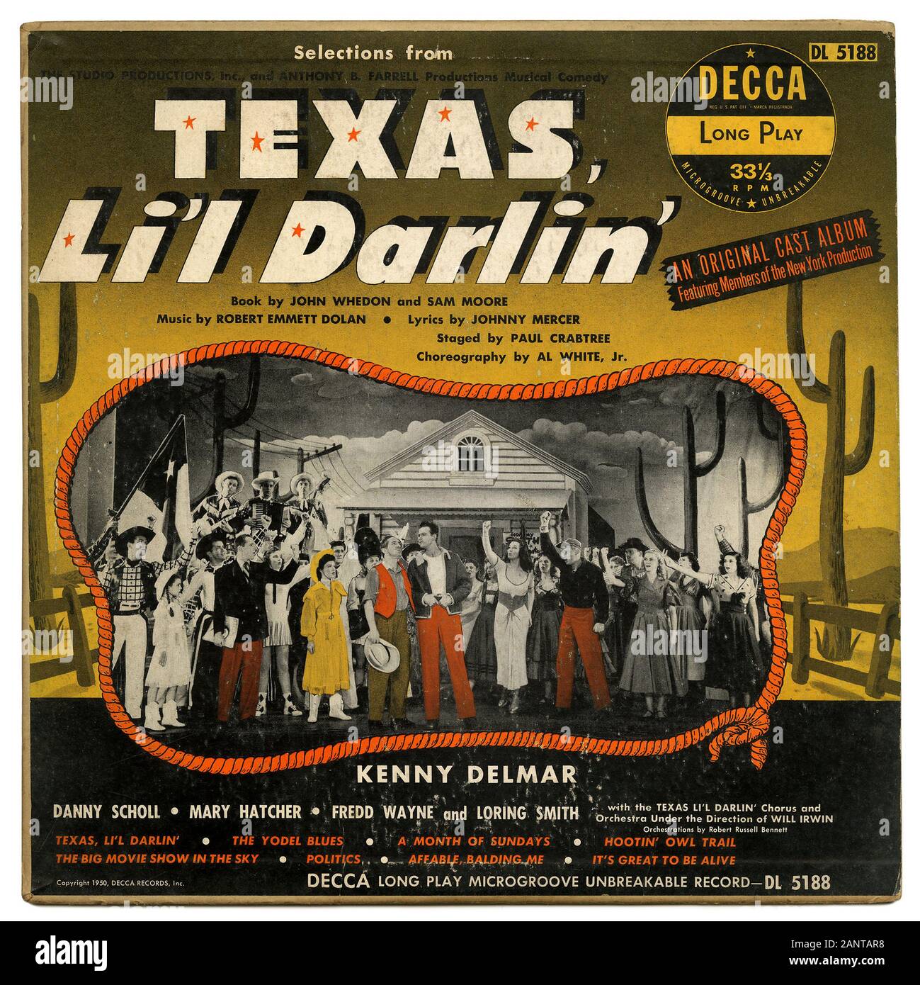 Li'l Darlin' - Texas - Classic vintage vinyl album Stock Photo - Alamy