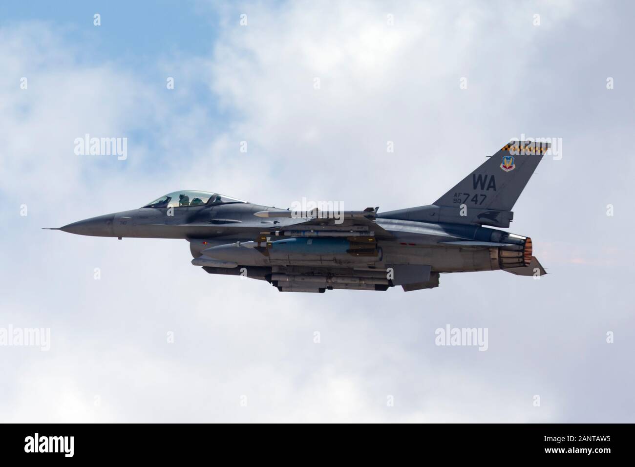 United States Air Force (USAF) General Dynamics F-16C (90-0747) from to ...