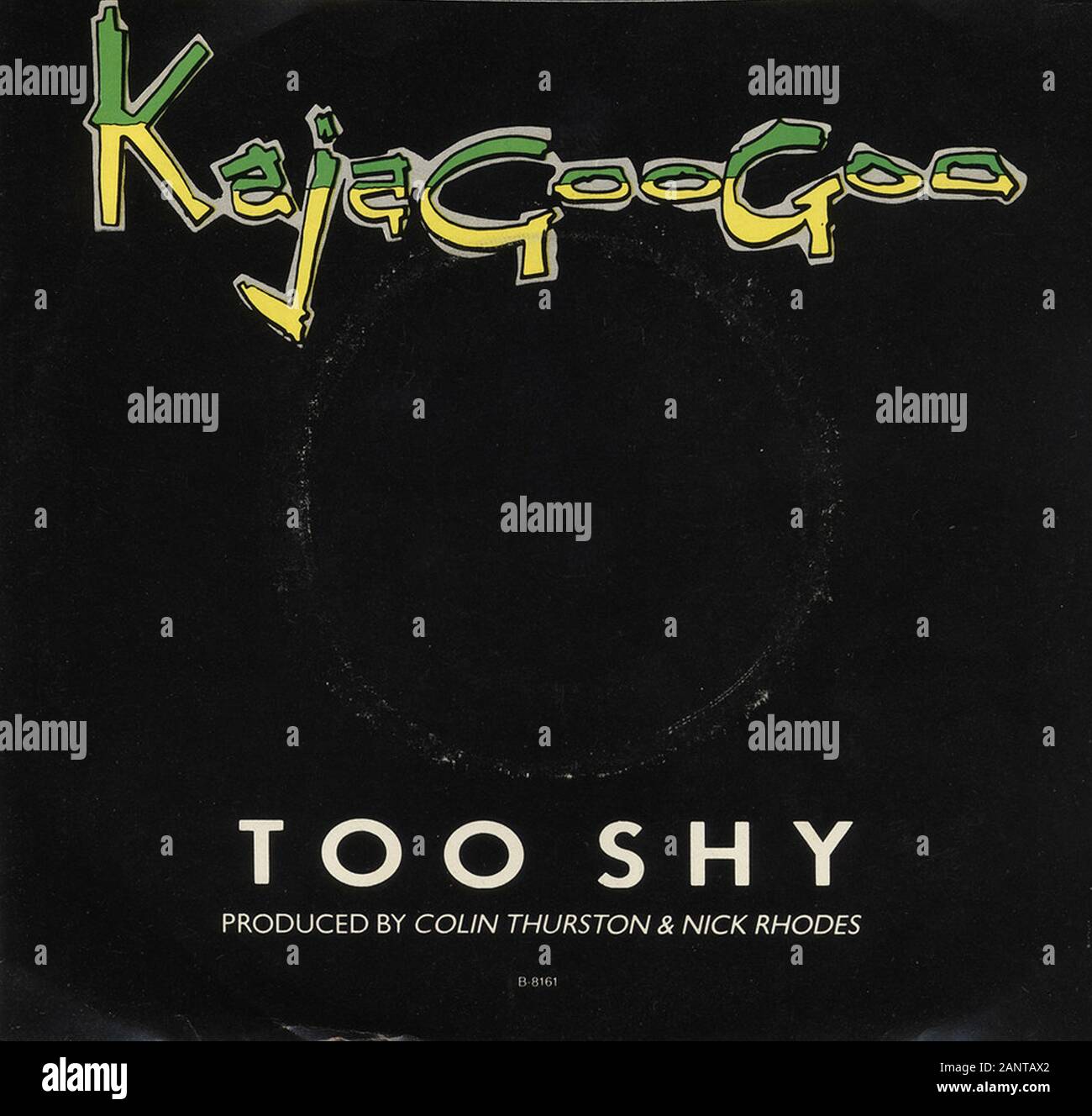Kajagoogoo - Too Shy - Classic vintage vinyl album Stock Photo - Alamy