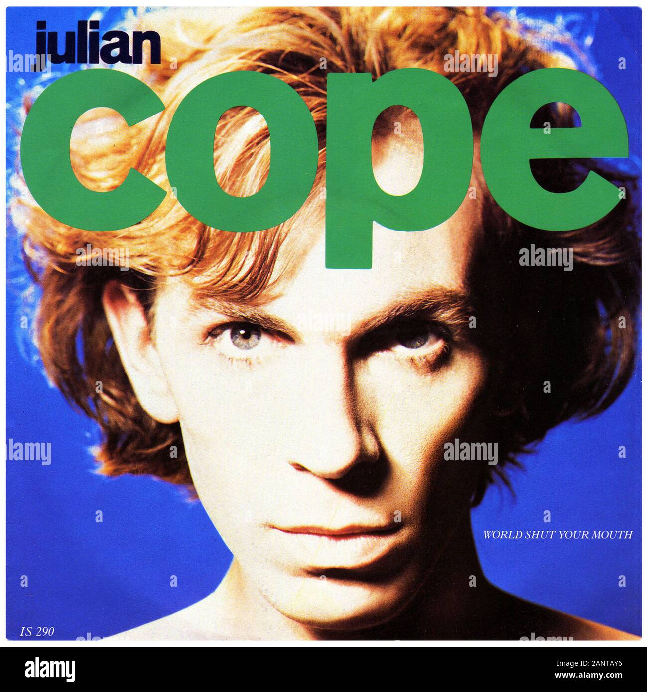Julian Cope - World Shut Your Mouth - Classic vintage vinyl album Stock ...