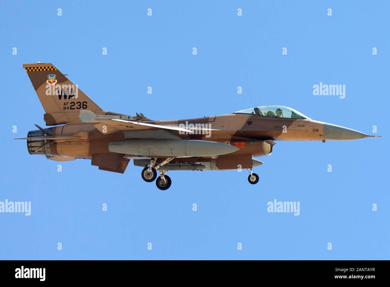 United States Air Force (USAF) General Dynamics F-16C (84-0236) from to ...