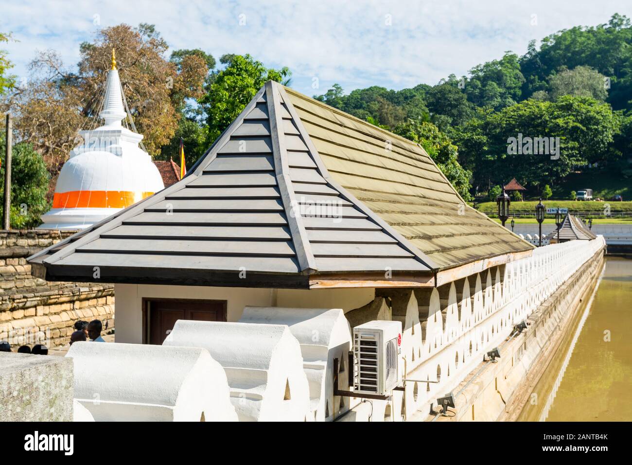 Buildings inside of the complex of Sri Dalada Maligawa or the Temple of ...