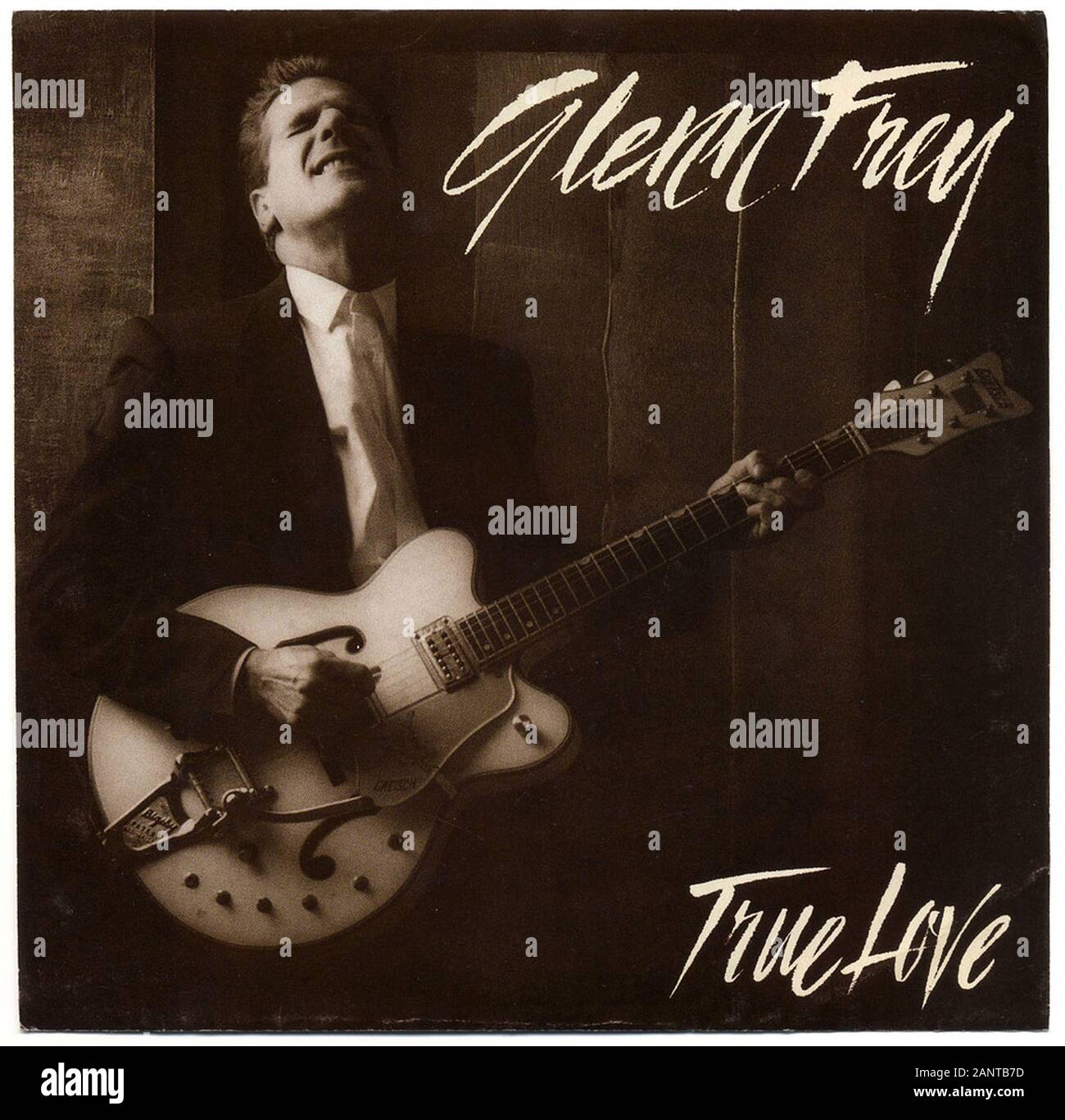 Glenn Fry - True Love - Classic vintage vinyl album Stock Photo - Alamy