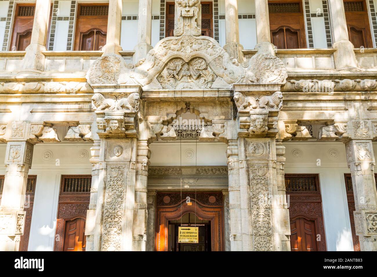 Buildings inside of the complex of Sri Dalada Maligawa or the Temple of ...