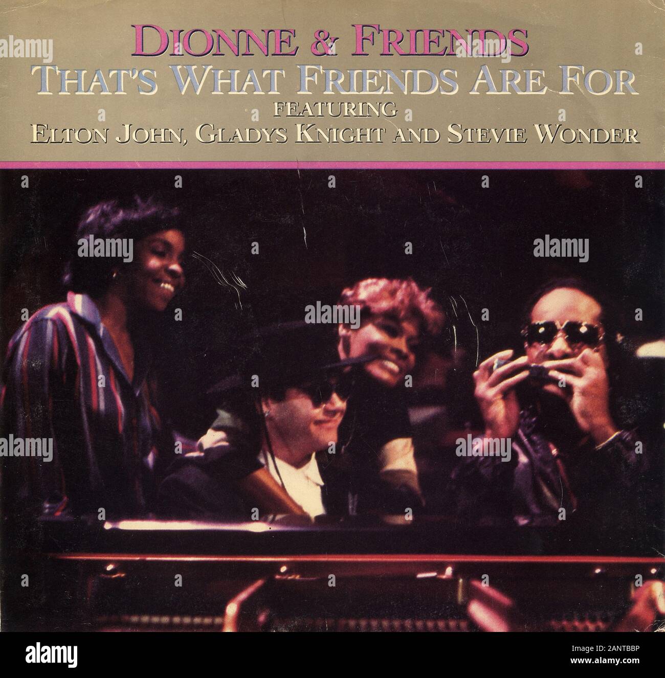 Dionne & Friends - That’s What Friends Are For - Classic vintage vinyl album Stock Photo - Alamy