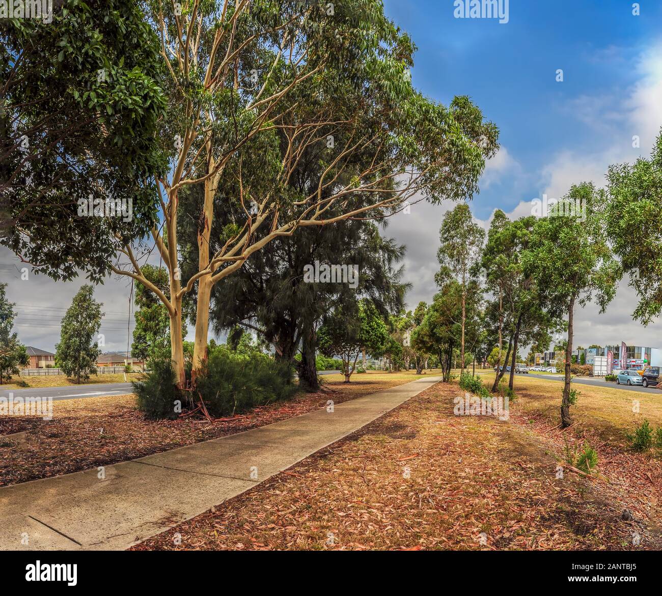 Hallam. Victoria. Australia. 24.01.2014.The Princes Highway is a major ...