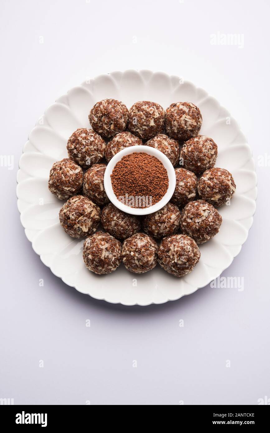 Aliv Laddu, Halim Ladoo or Garden cress Seed sweet Balls a very ...