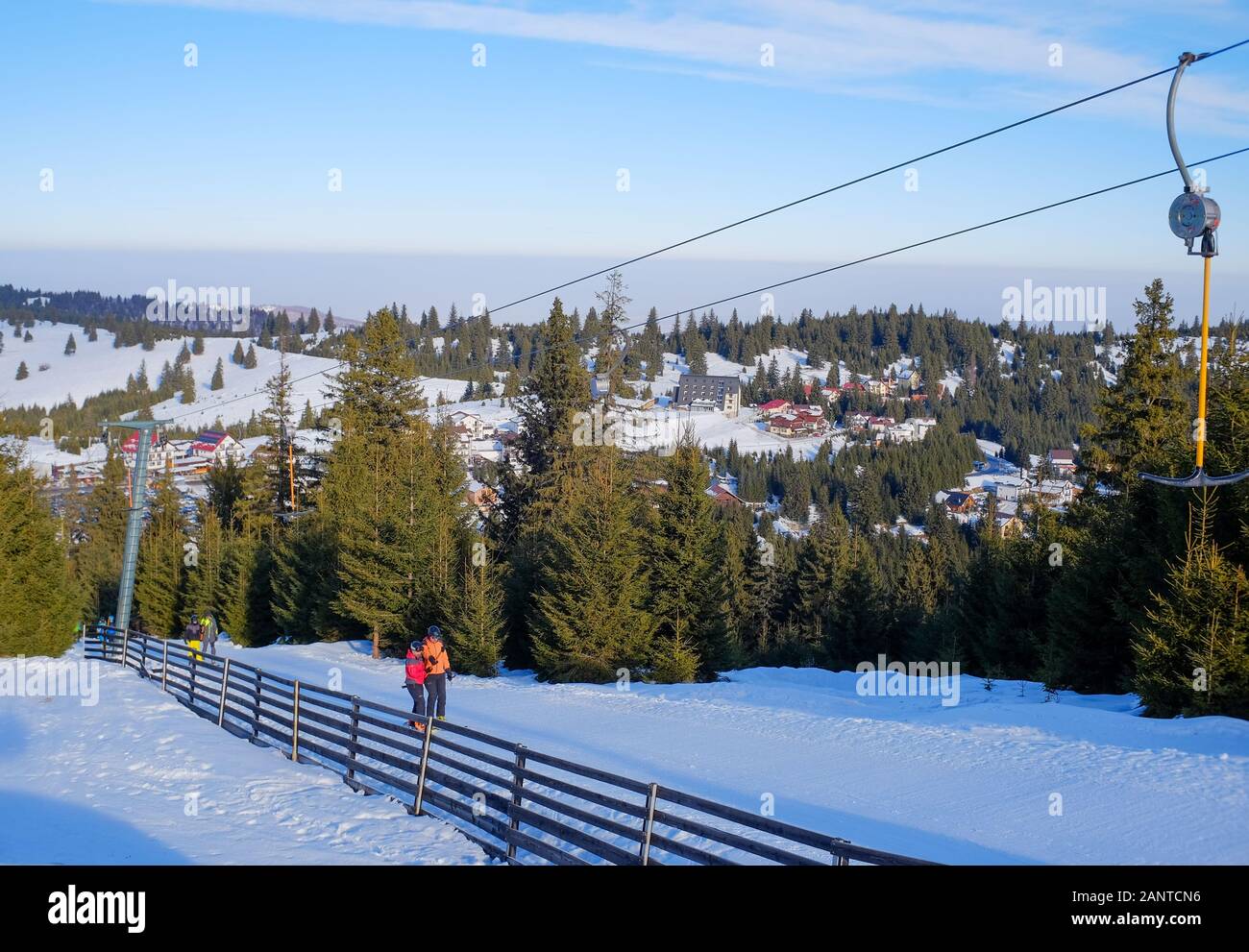 Arena Platos is located in the Cindrel mountains at an altitude of 1400 ...