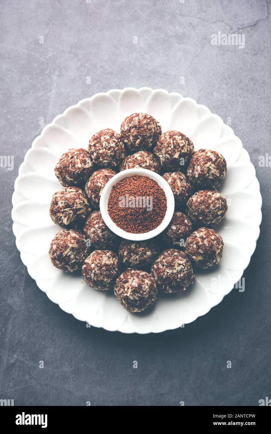 Aliv Laddu, Halim Ladoo or Garden cress Seed sweet Balls a very ...