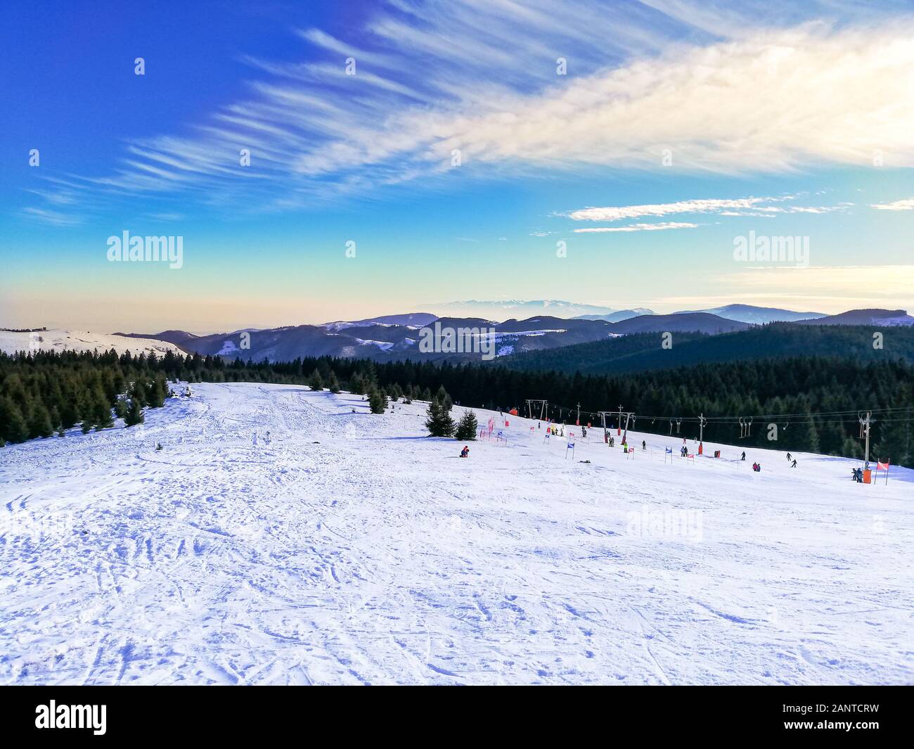 Arena Platos is located in the Cindrel mountains at an altitude of 1400 ...