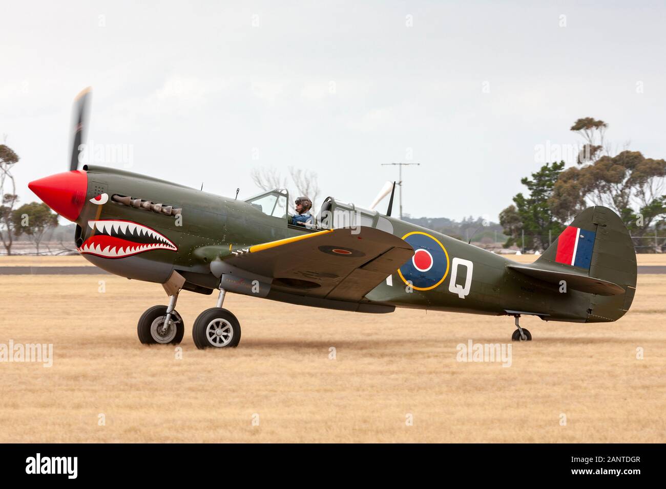 Curtiss P-40N Kittyhawk World War II fighter aircraft VH-ZOC Stock ...