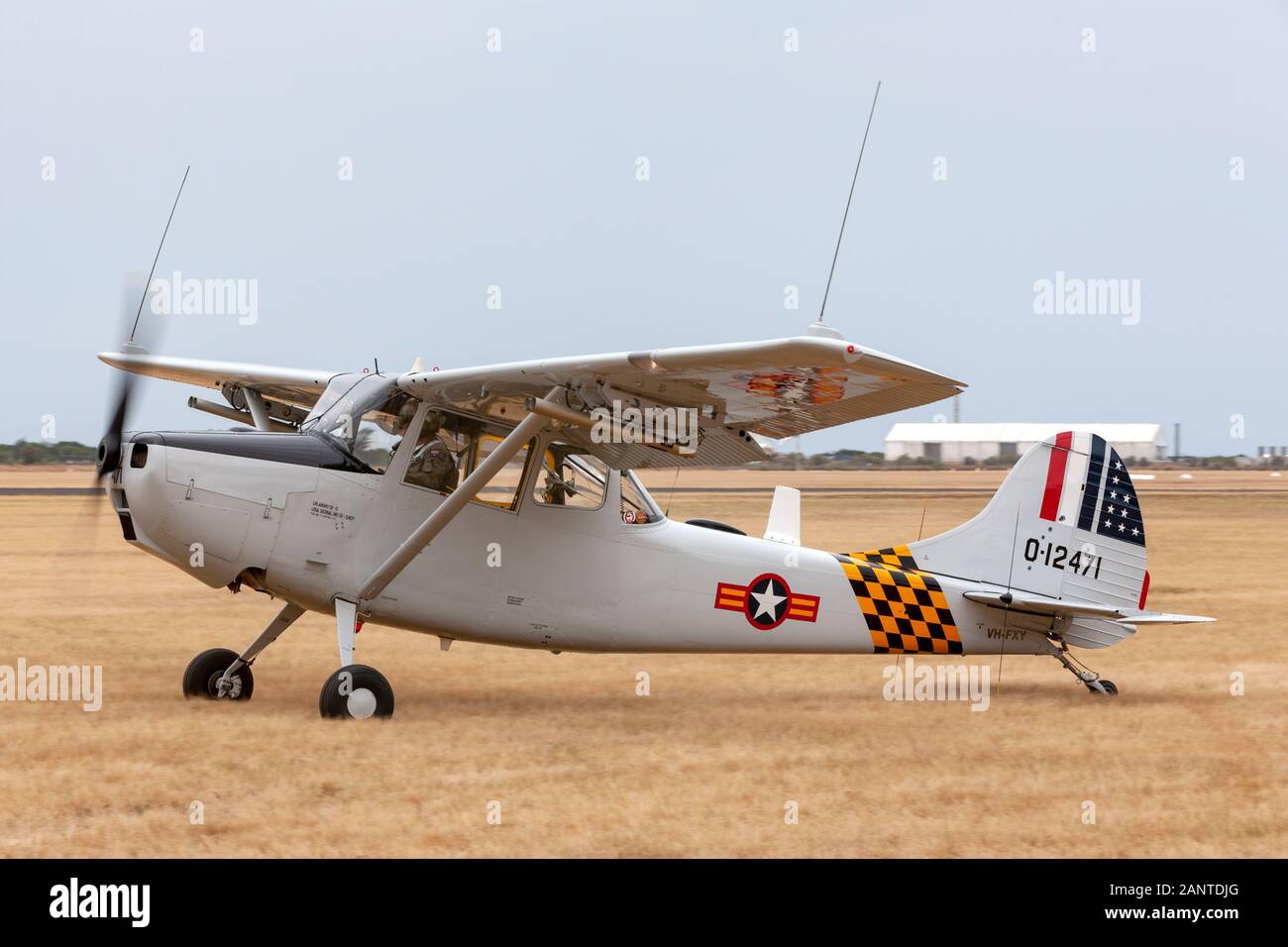 Cessna O-1G Bird Dog liaison and observation aircraft that was used for ...