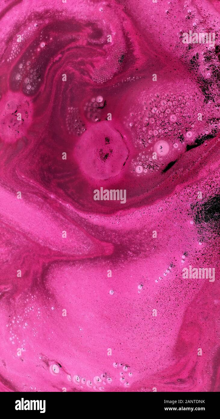 Photo of color experiments with foam and soap bubbles Stock Photo - Alamy