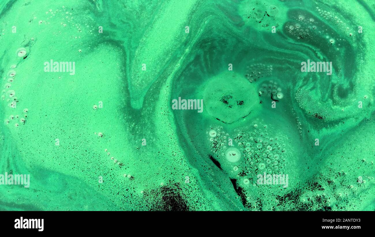 Photo of color experiments with foam and soap bubbles Stock Photo - Alamy