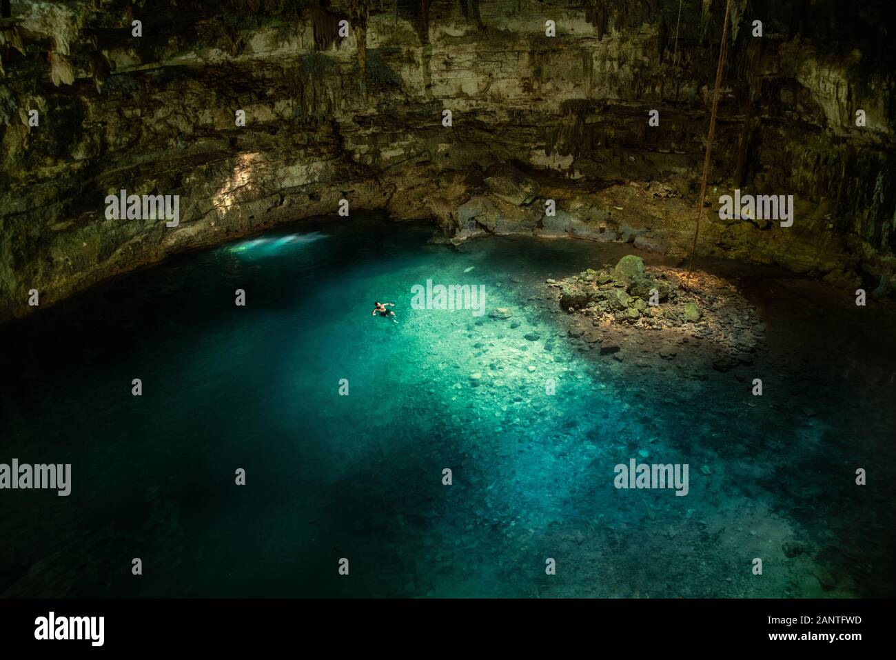 Cenotes natural swimming holes hi-res stock photography and images - Alamy