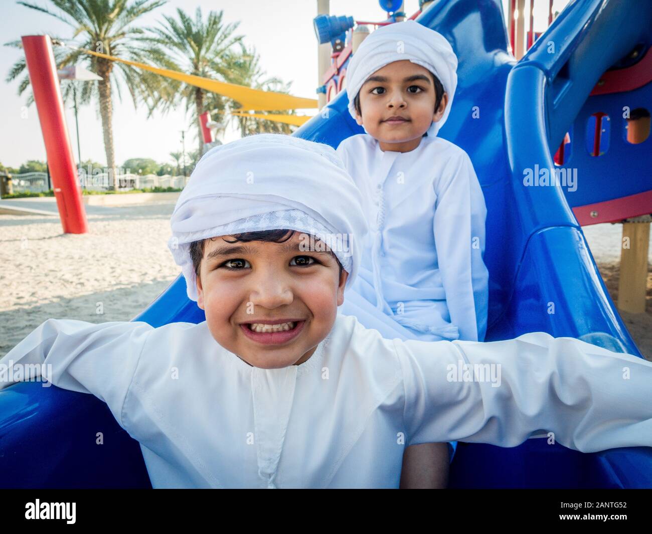 Group of middle-eastern kids playing and having fun outdoors Stock Photo - Alamy