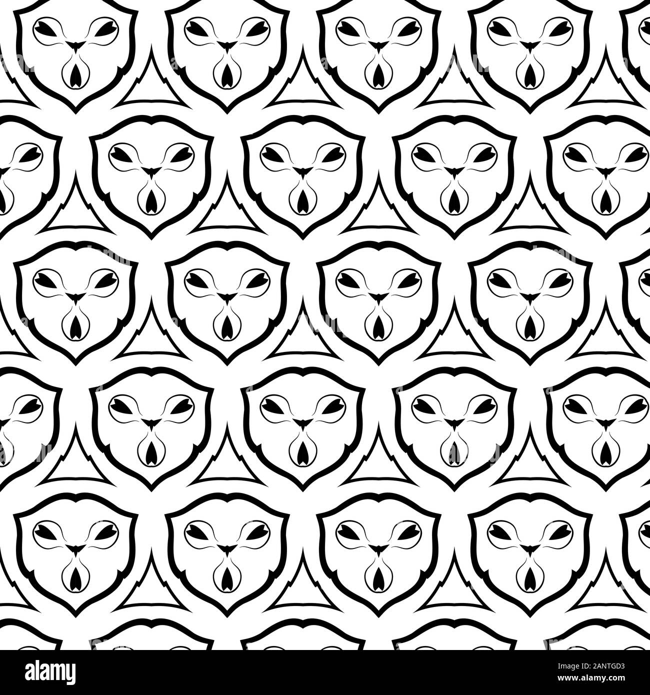 Abstract seamless simple pattern style surrealism avant-garde ...