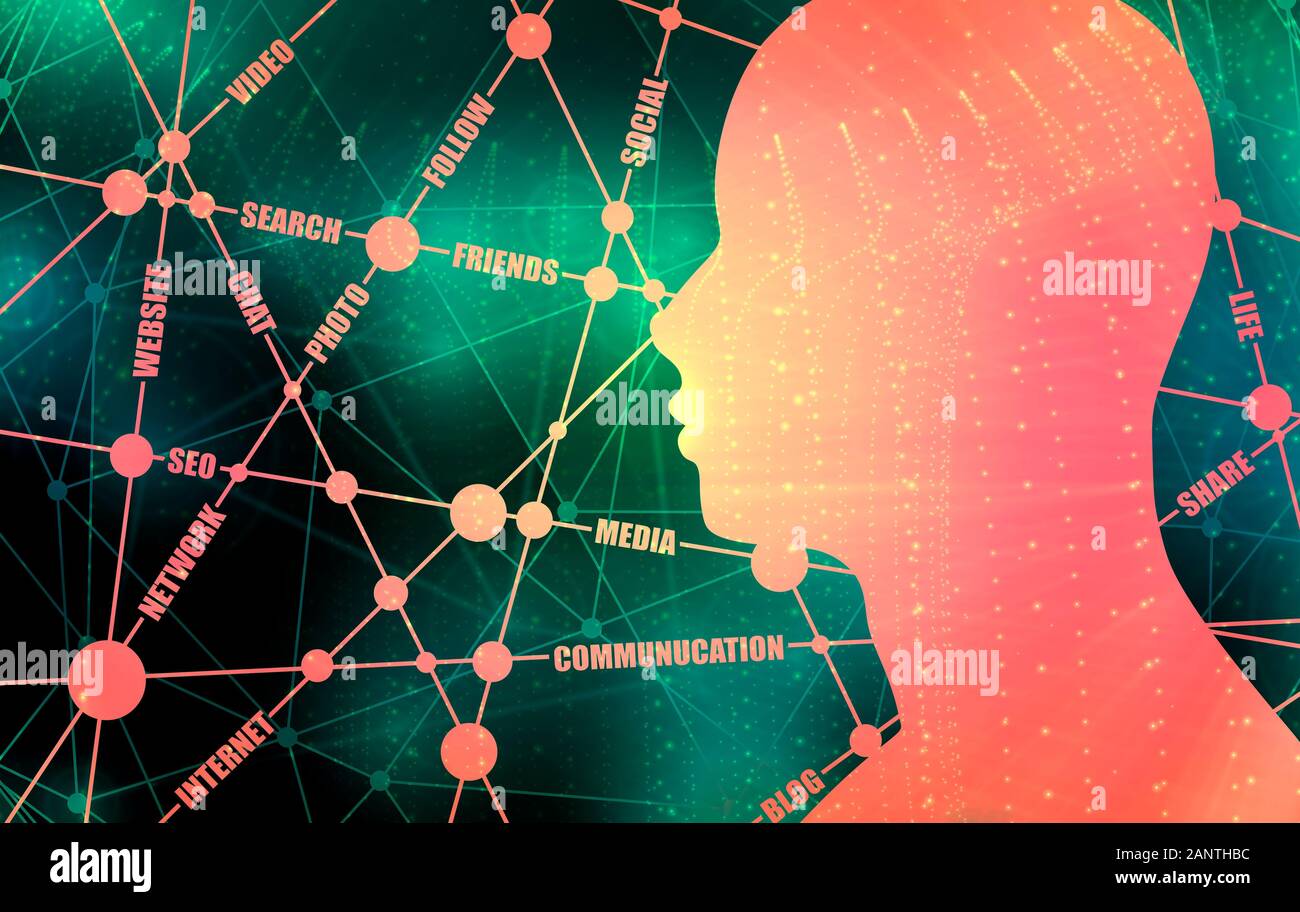 Tags cloud. Social media relative brochure, report or flyer design ...