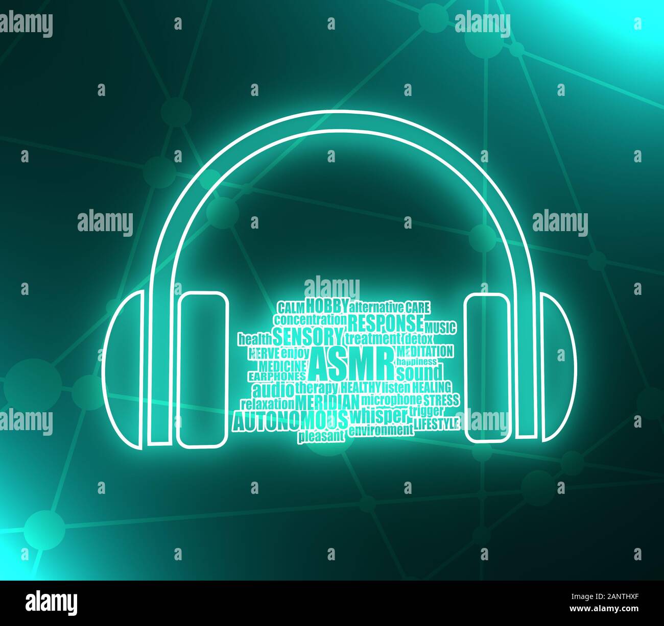 Acronym ASMR - Autonomous Sensory Meridian Response. Health care ...