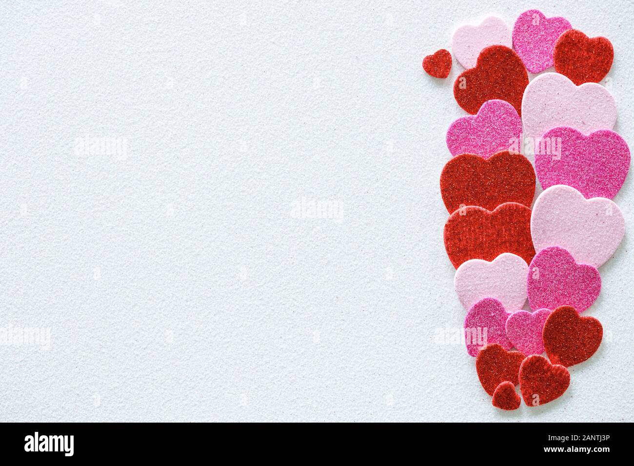 Valentine's Day. Hearts symbolizing the confession of our feelings and ...