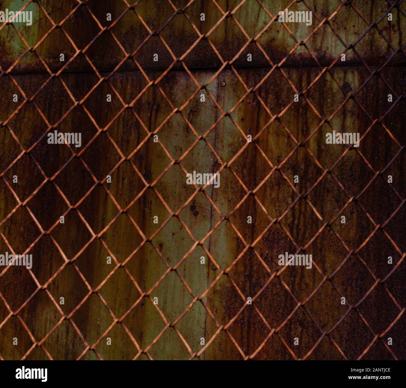 Unfocused rusty mesh texture background. Stock photo of a rusty mesh ...