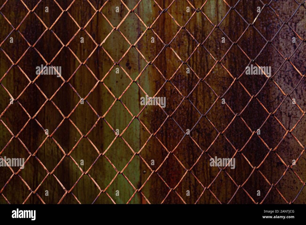 Rusty mesh background texture. Stock photo focus on a rusty sect of the ...