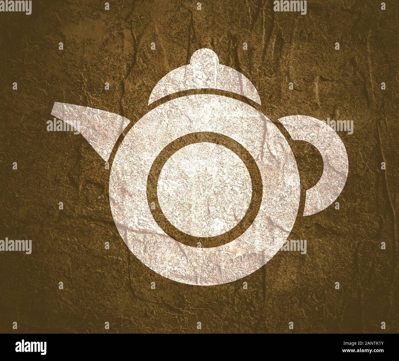 Tea emblem template and design element for tea shop, restauran. Teapot ...