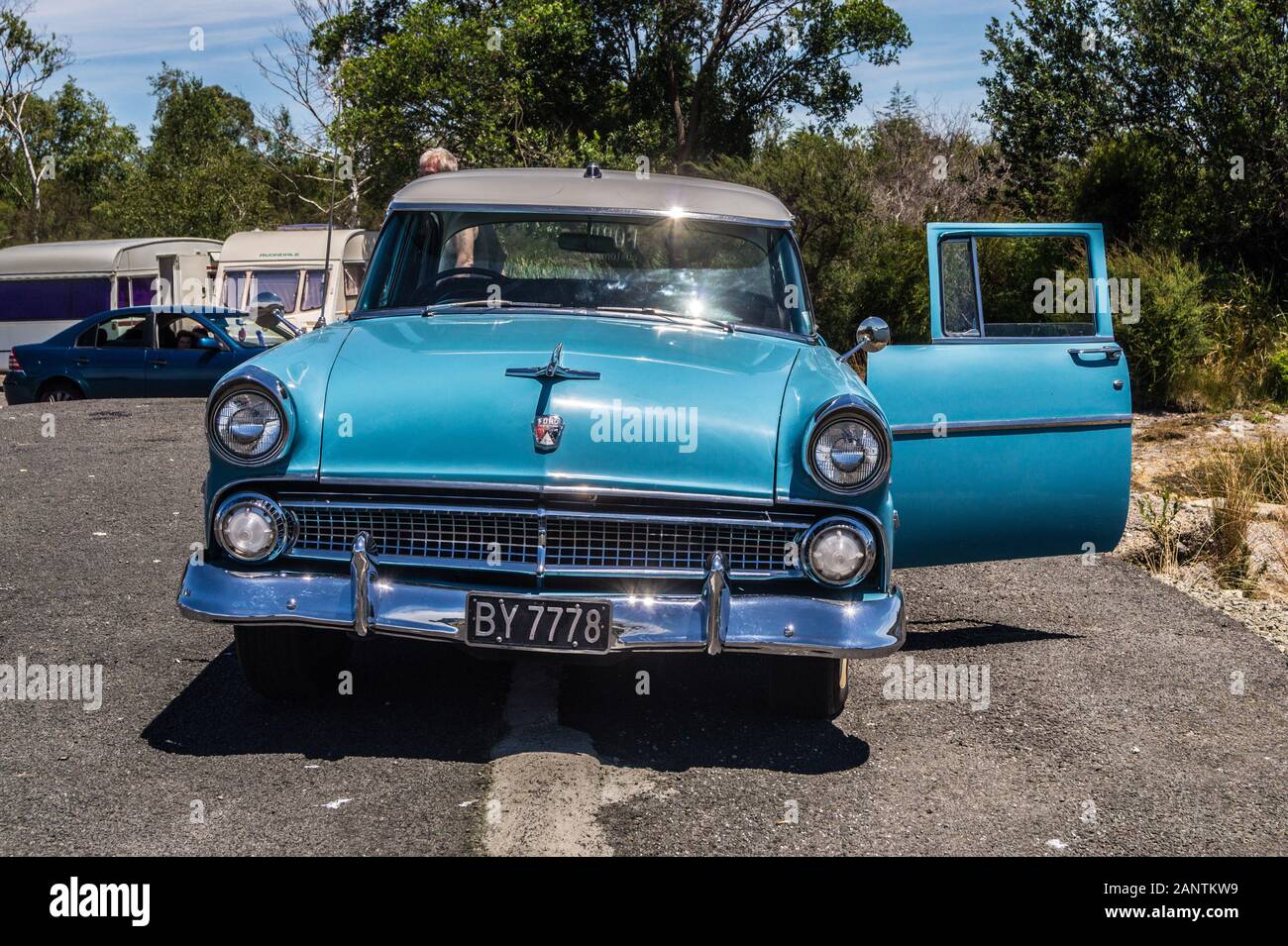 1955 Ford Customline Fordor sedan V8, Rotorua, North Island, New ...