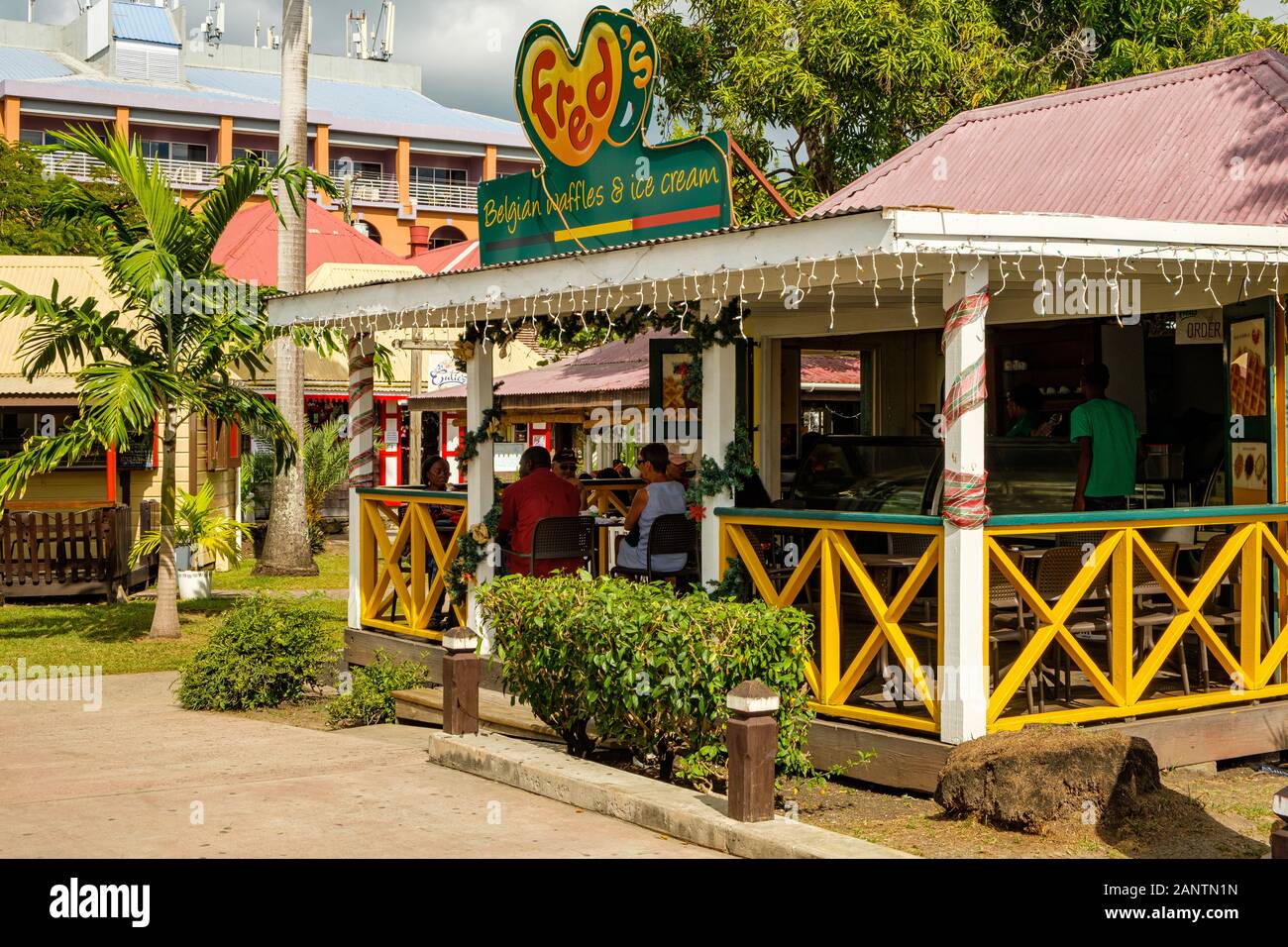 Shopping st john in antigua hi-res stock photography and images - Alamy