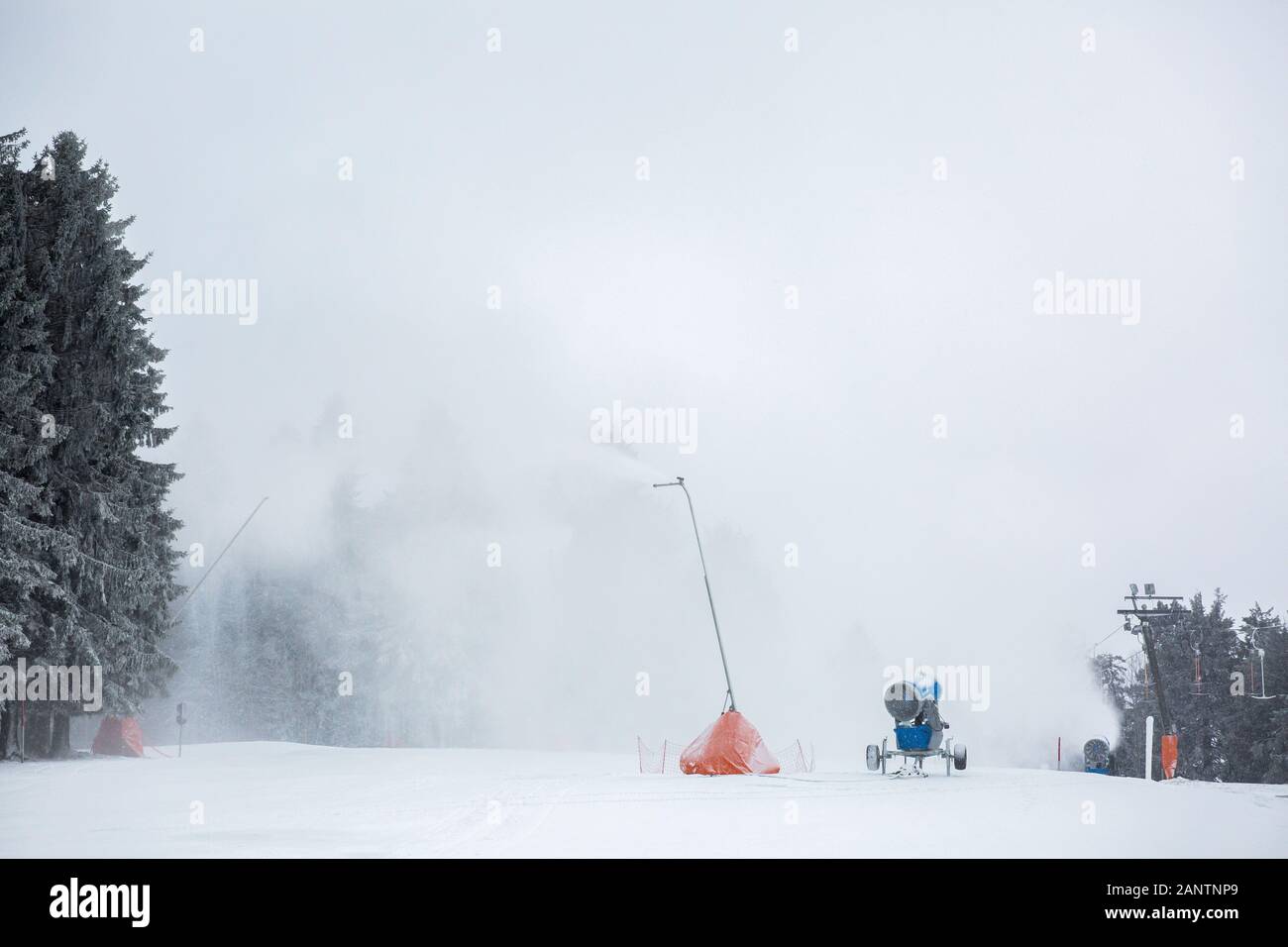 Snow making system hi-res stock photography and images - Alamy