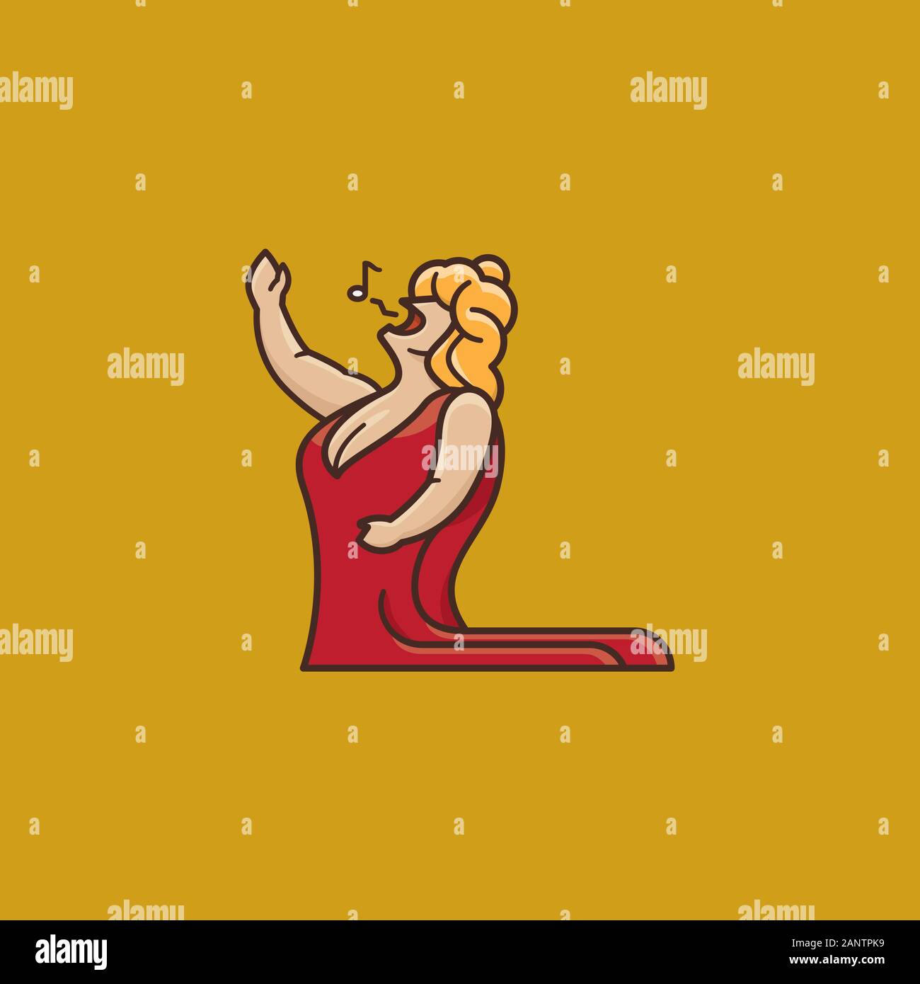 Lady opera singer hi-res stock photography and images - Alamy