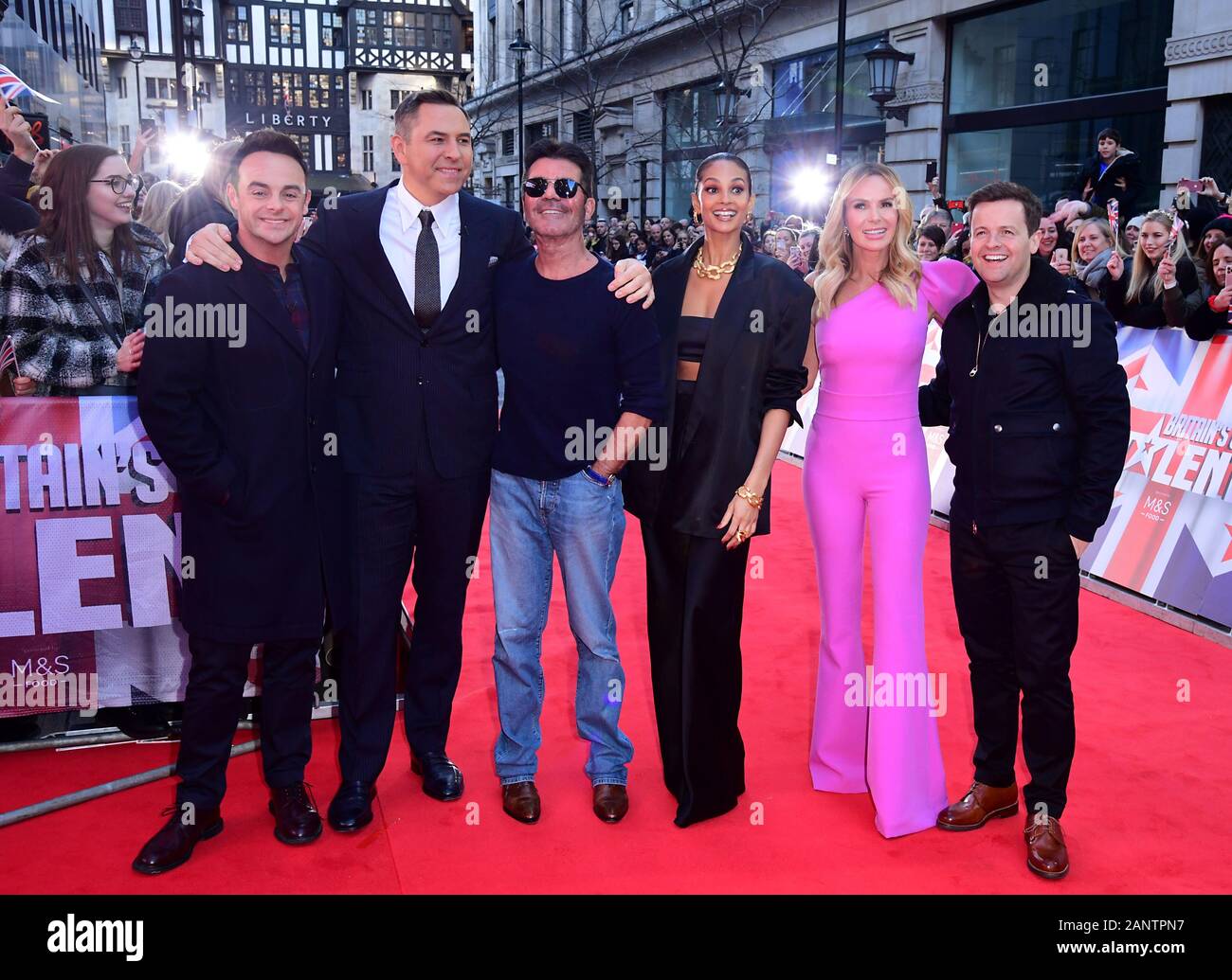 Anthony McPartlin, David Walliams Simon Cowell, Alesha Dixon, Amanda ...