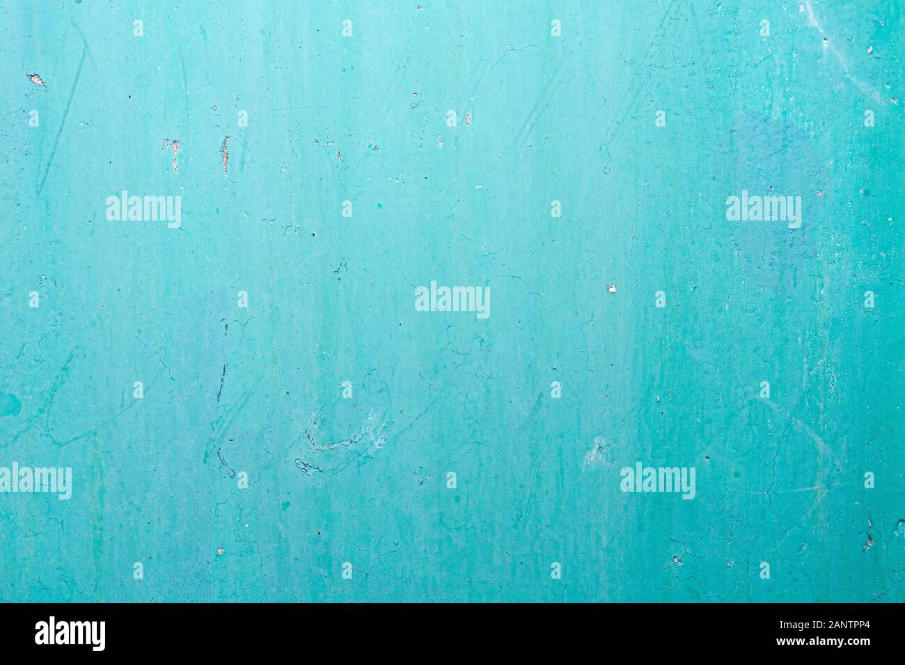 The texture of the wall is turquoise color. Stock photo background ...