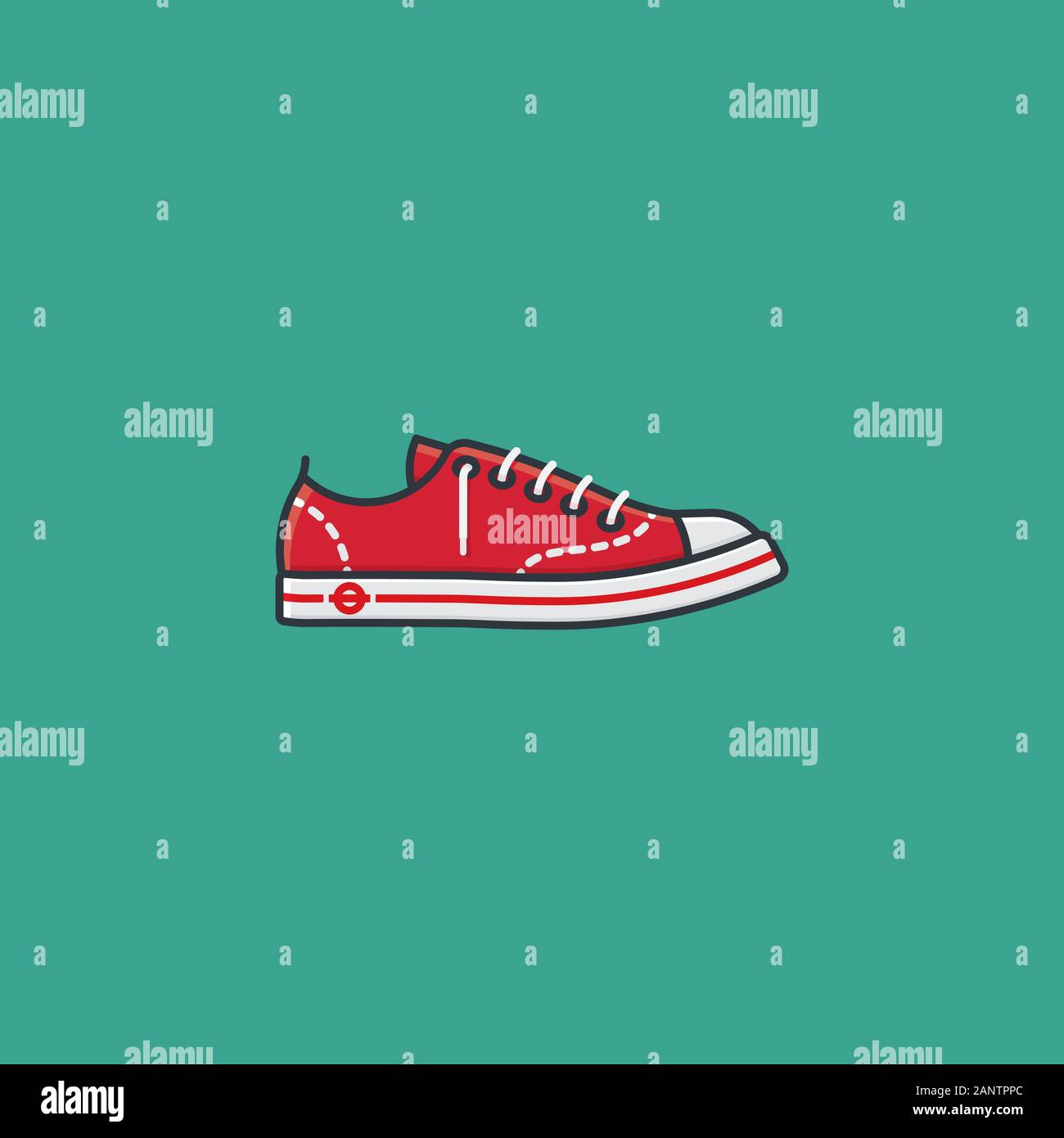 Plimsoll shoe or sneaker vector illustration for Plimsoll Day on ...