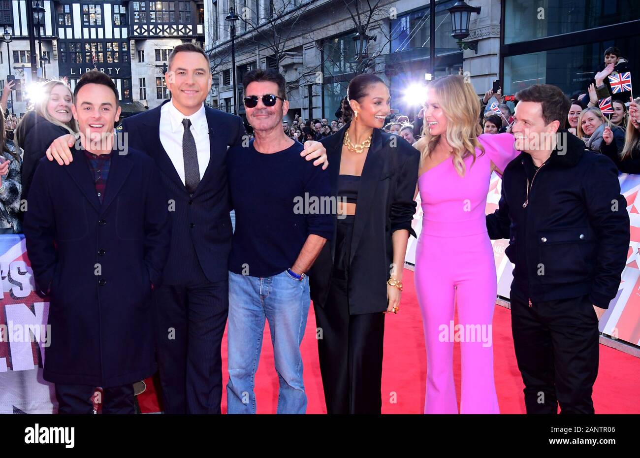 Anthony McPartlin, David Walliams Simon Cowell, Alesha Dixon, Amanda ...
