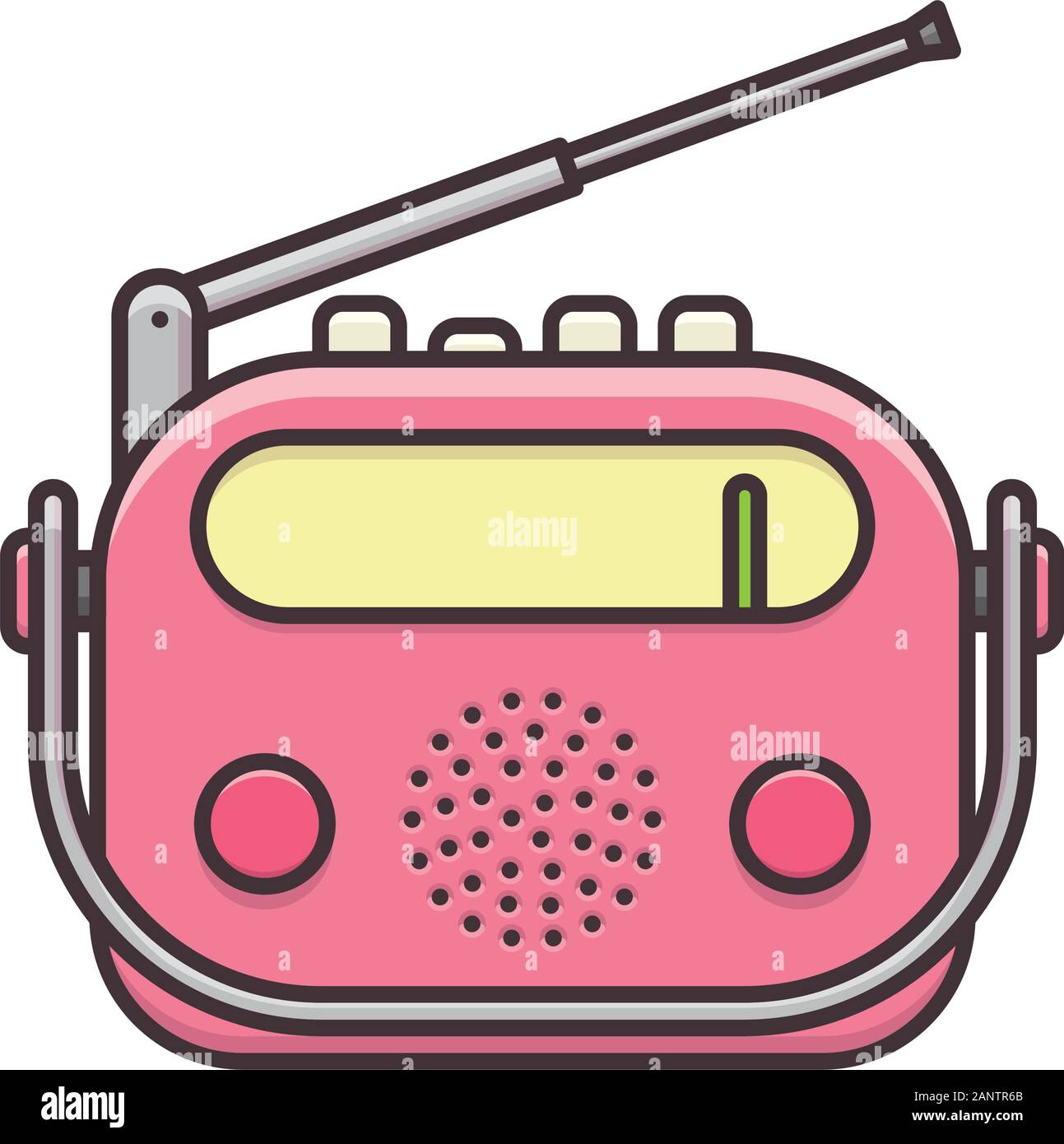 Radio illustration hi-res stock photography and images - Alamy