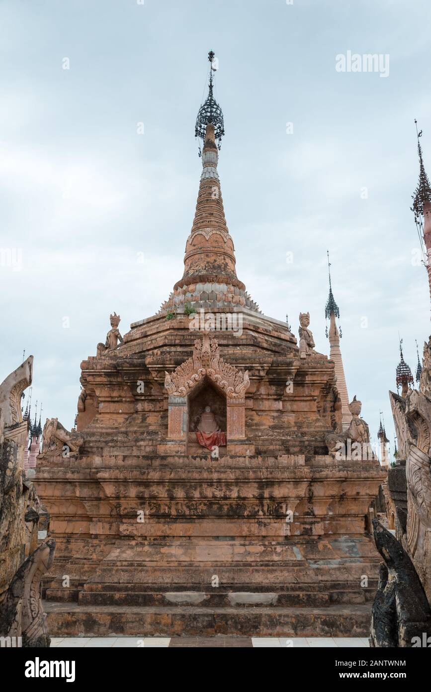 Kakku Pagodas, Shan State, Myanmar, Asia Stock Photo - Alamy