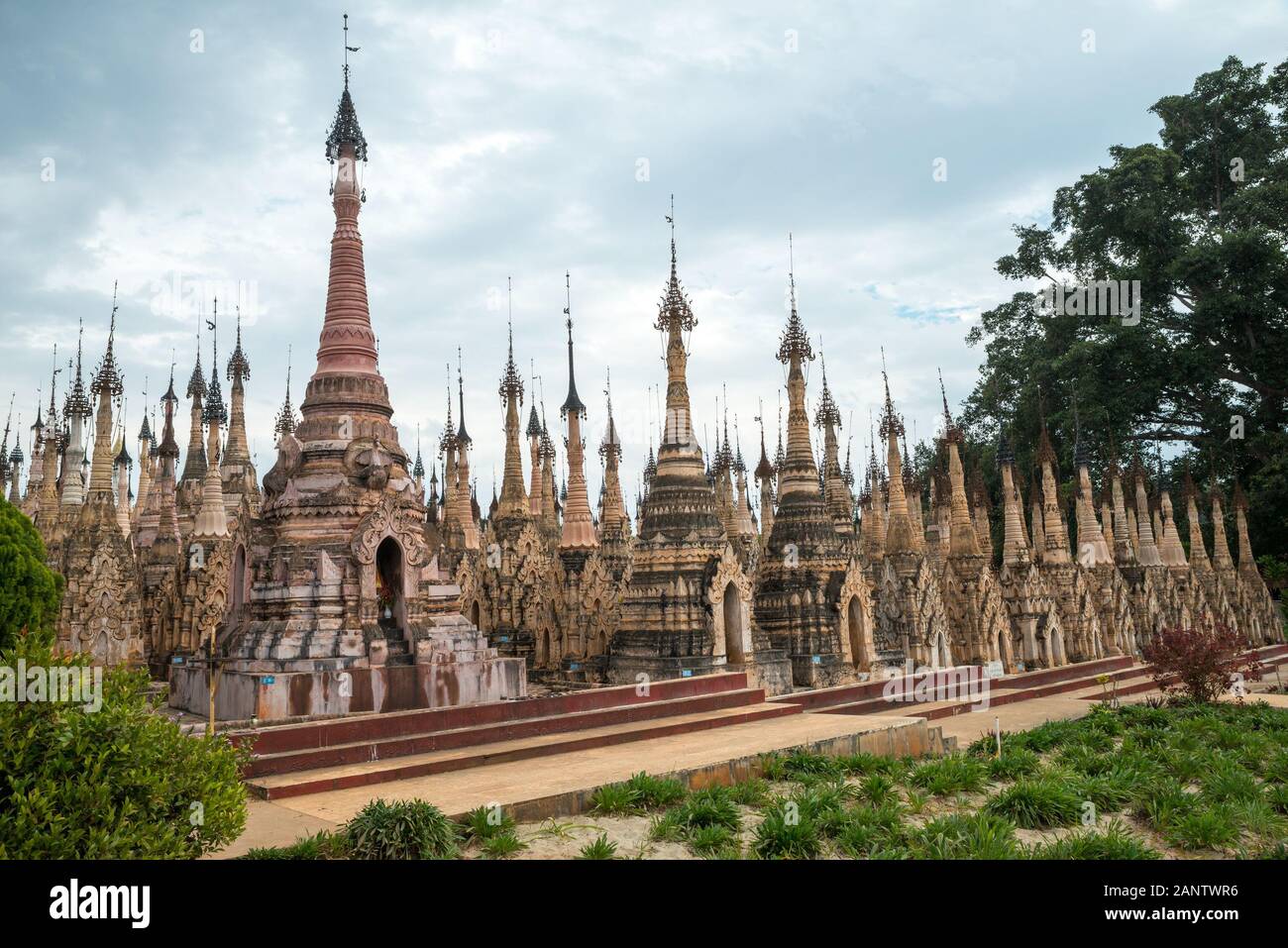 Kakku Pagodas, Shan State, Myanmar, Asia Stock Photo - Alamy