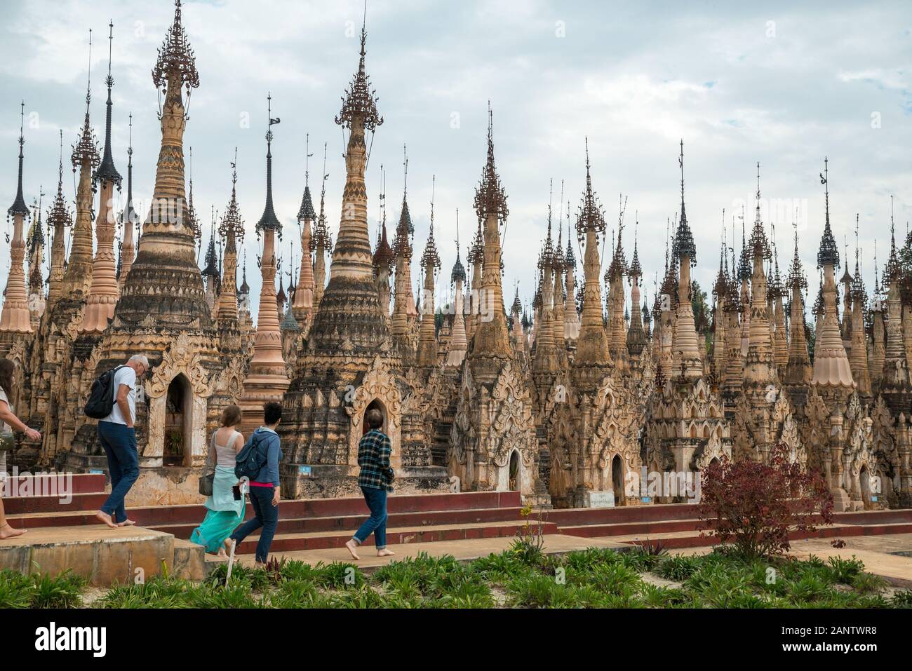 Kakku Pagodas, Shan State, Myanmar, Asia Stock Photo - Alamy