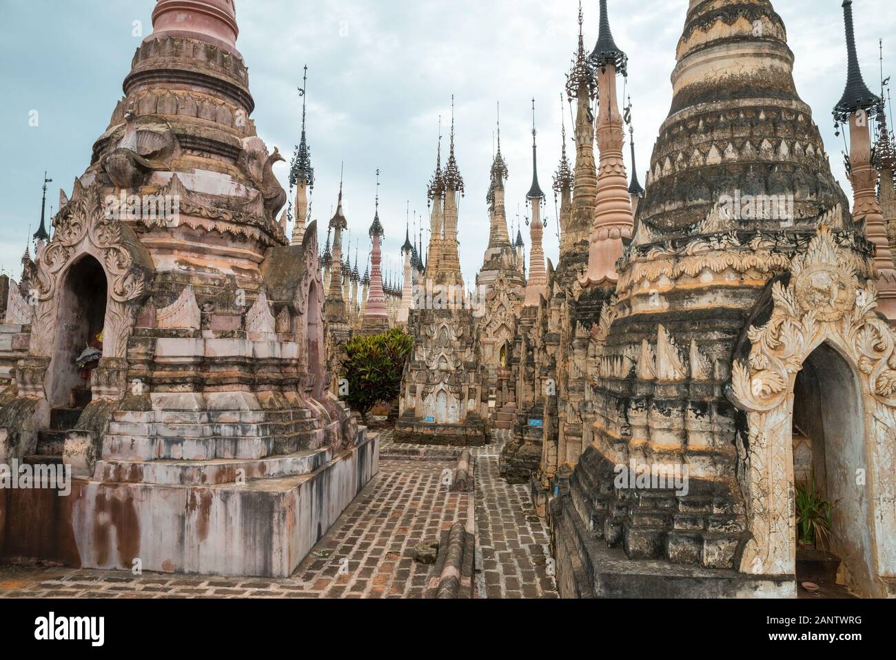 Kakku Pagodas, Shan State, Myanmar, Asia Stock Photo - Alamy