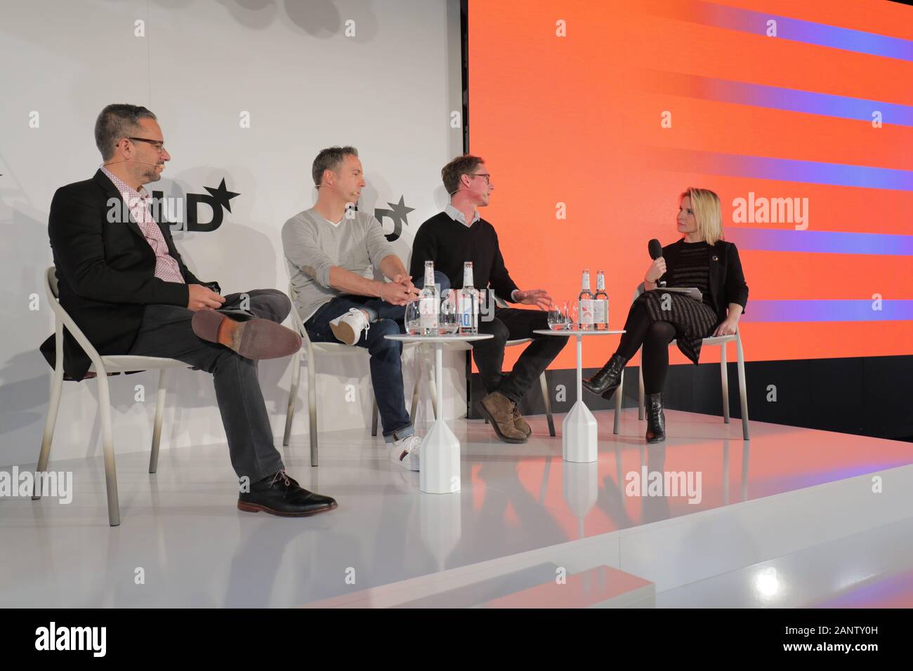 Munich, Germany. 19th Jan, 2020. (l-r) Ariel Cohen ( CEO and Co-Founder ...