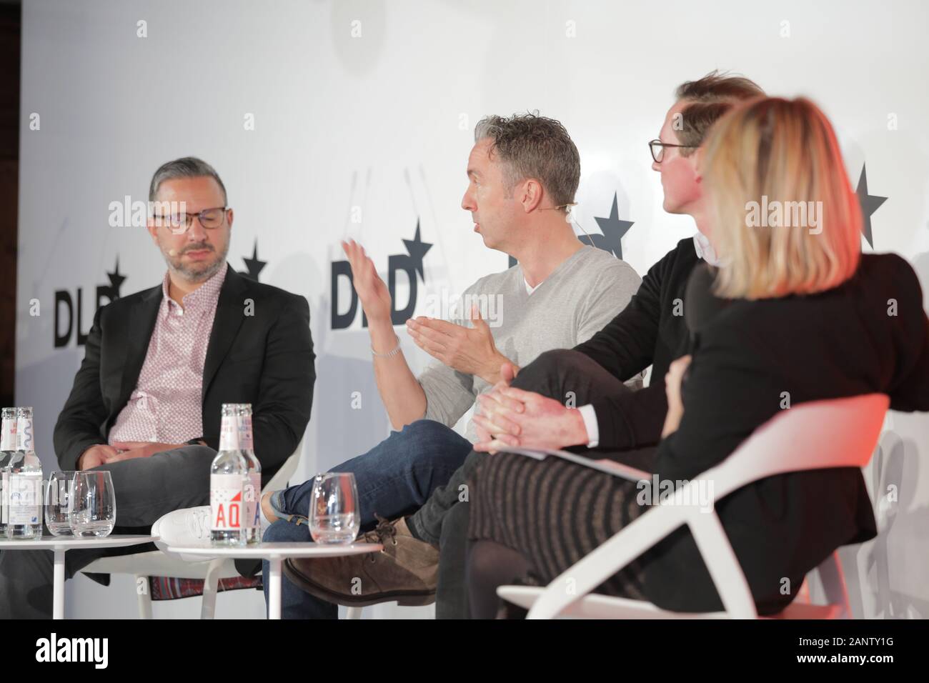 Munich, Germany. 19th Jan, 2020. (l-r) Ariel Cohen ( CEO and Co-Founder ...
