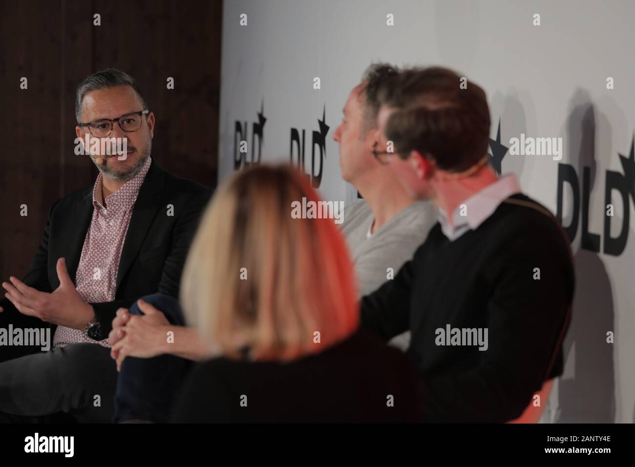 Munich, Germany. 19th Jan, 2020. (l-r) Ariel Cohen ( CEO and Co-Founder ...