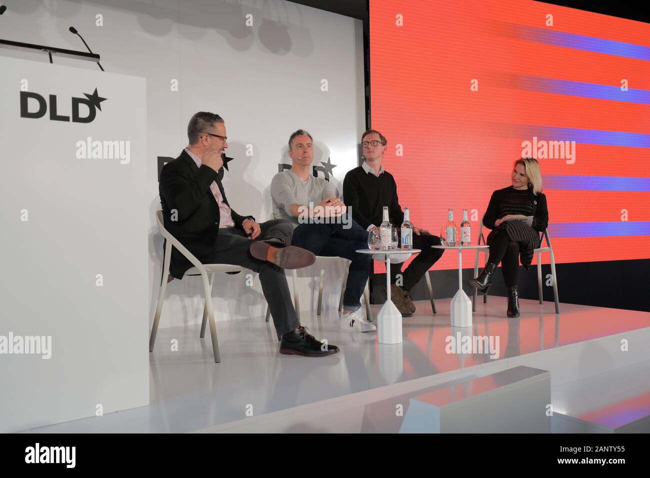 Munich, Germany. 19th Jan, 2020. (l-r) Ariel Cohen ( CEO and Co-Founder ...