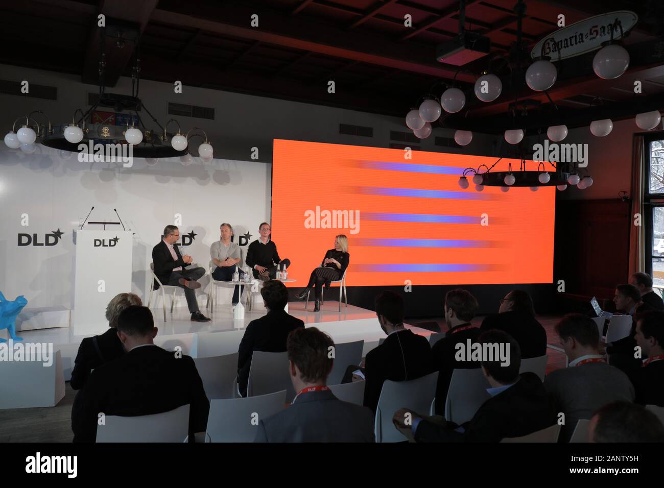 Munich, Germany. 19th Jan, 2020. (l-r) Ariel Cohen ( CEO and Co-Founder ...