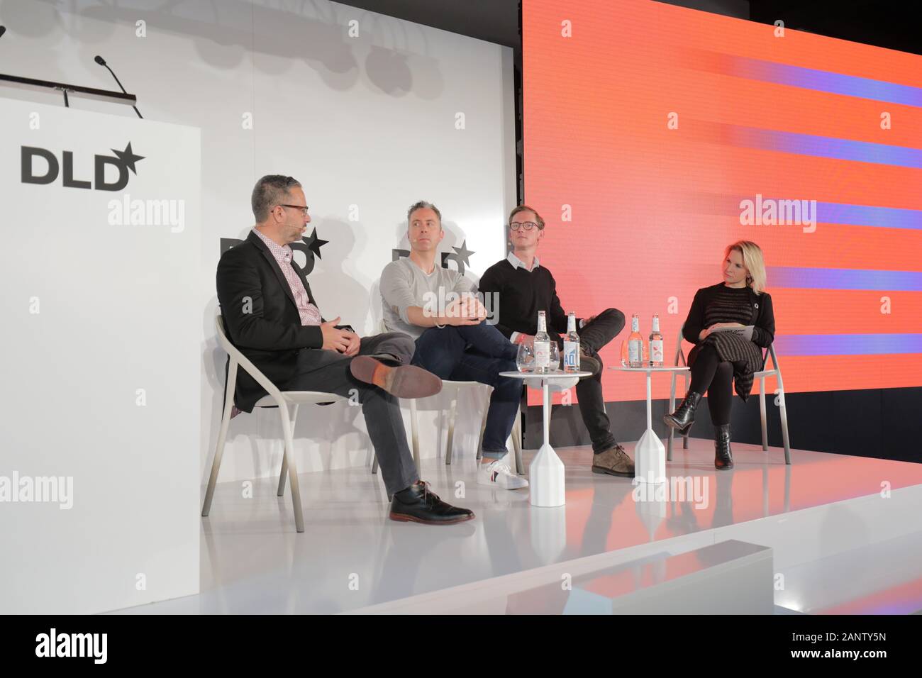Munich, Germany. 19th Jan, 2020. (l-r) Ariel Cohen ( CEO and Co-Founder ...