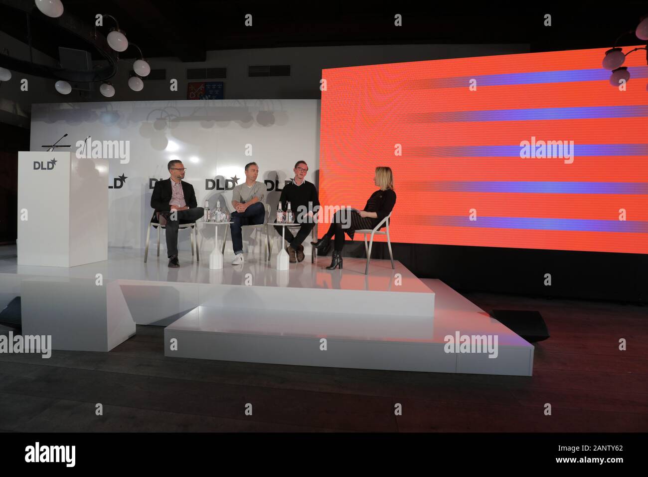 Munich, Germany. 19th Jan, 2020. (l-r) Ariel Cohen ( CEO and Co-Founder ...